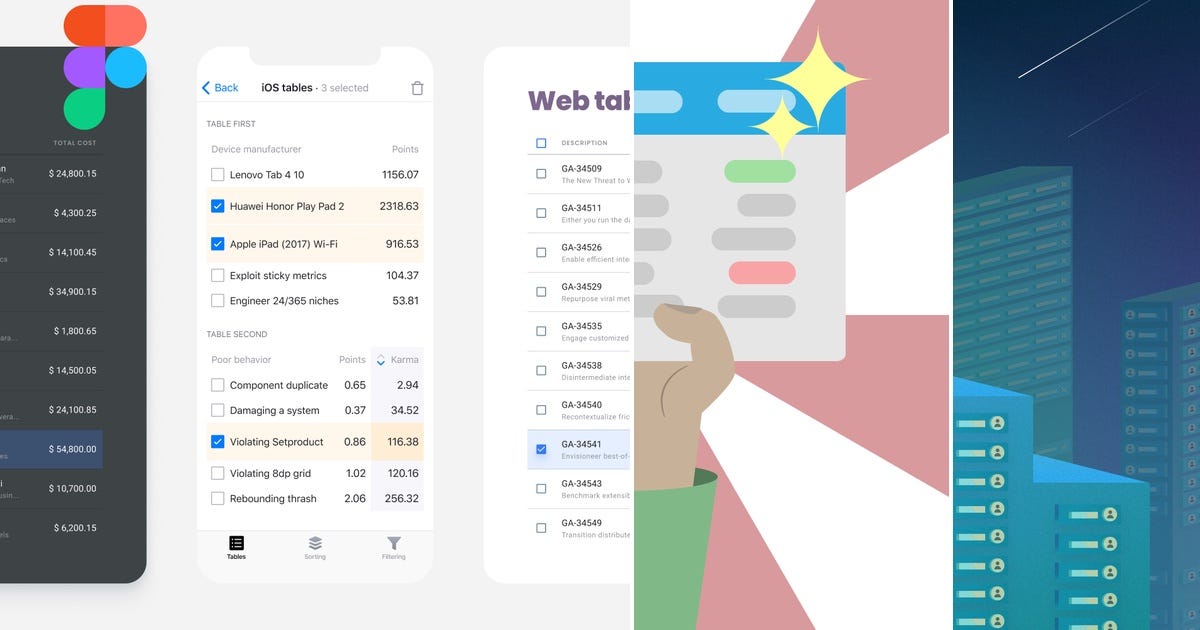 List: Table Design | Curated by OP | Medium