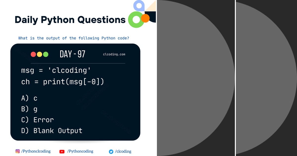 List: Daily python | Curated by Qayamulhaque | Medium