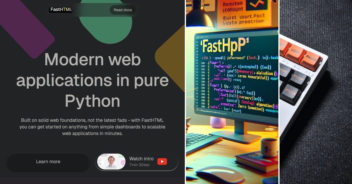 List: FastHTML | Curated by Wcassw | Medium