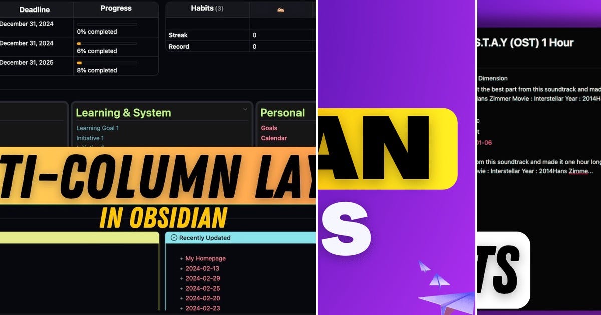 List: Obsidian | Curated by Ggroig | Medium
