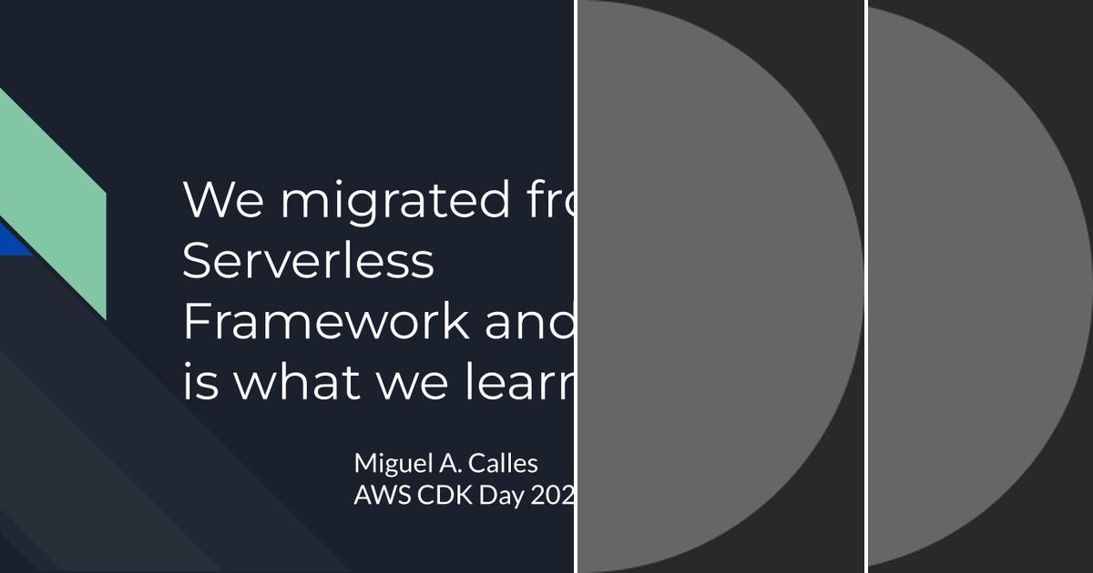 List: Serverless, CDKs and SDKs | Curated by Tolu Koya | Medium