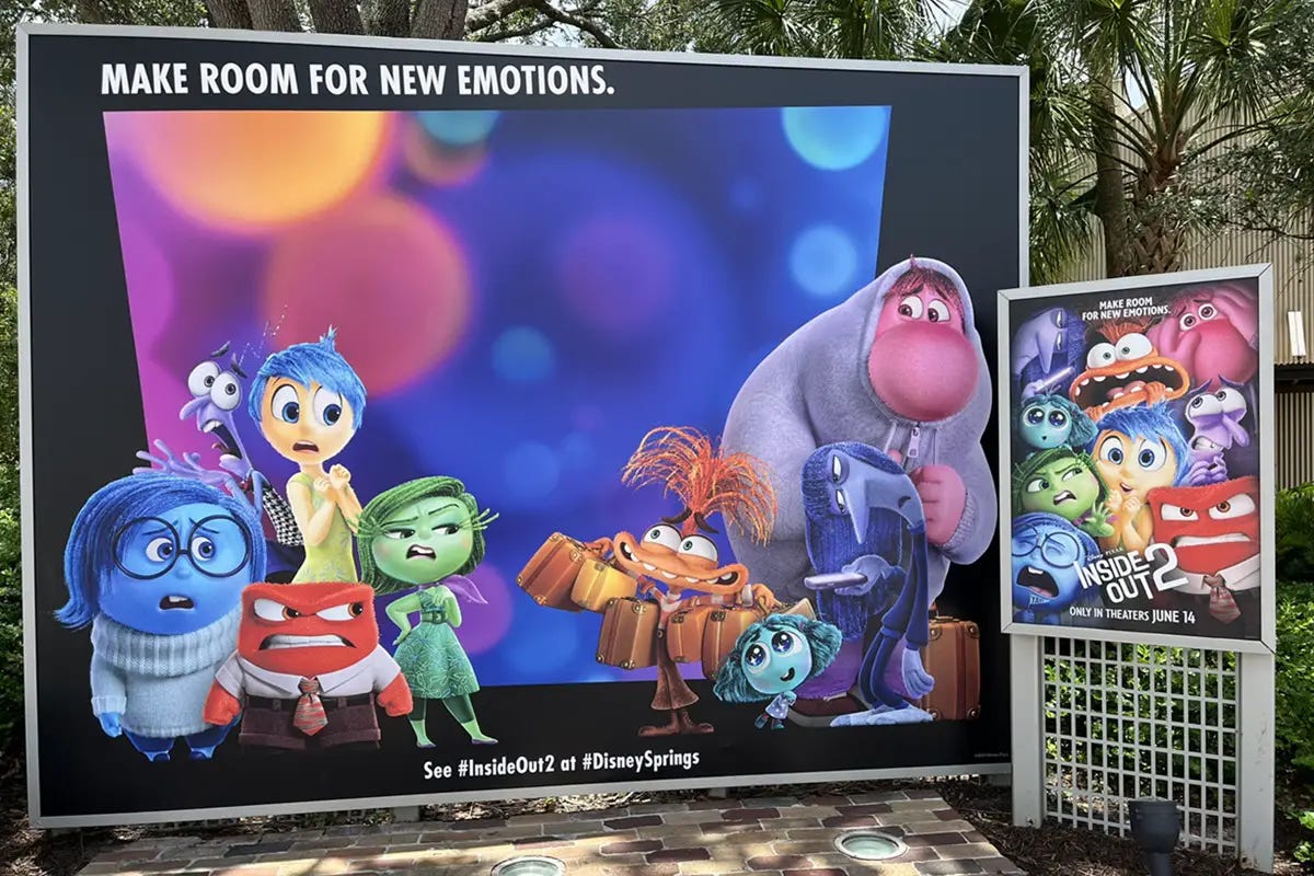 Disney Pixar Inside Out Poster