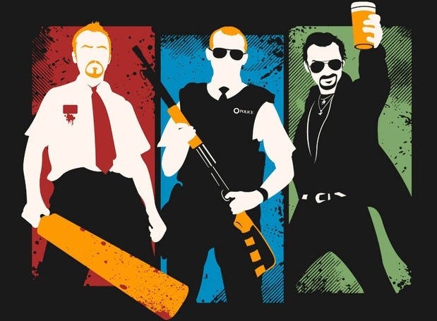 Cornetto Trilogy Wallpaper