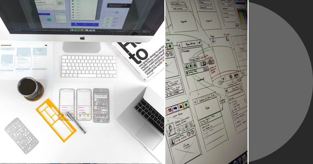 List: UX RESEARCH WIREFRAMES | Curated by Bianca Welgraaf | Medium