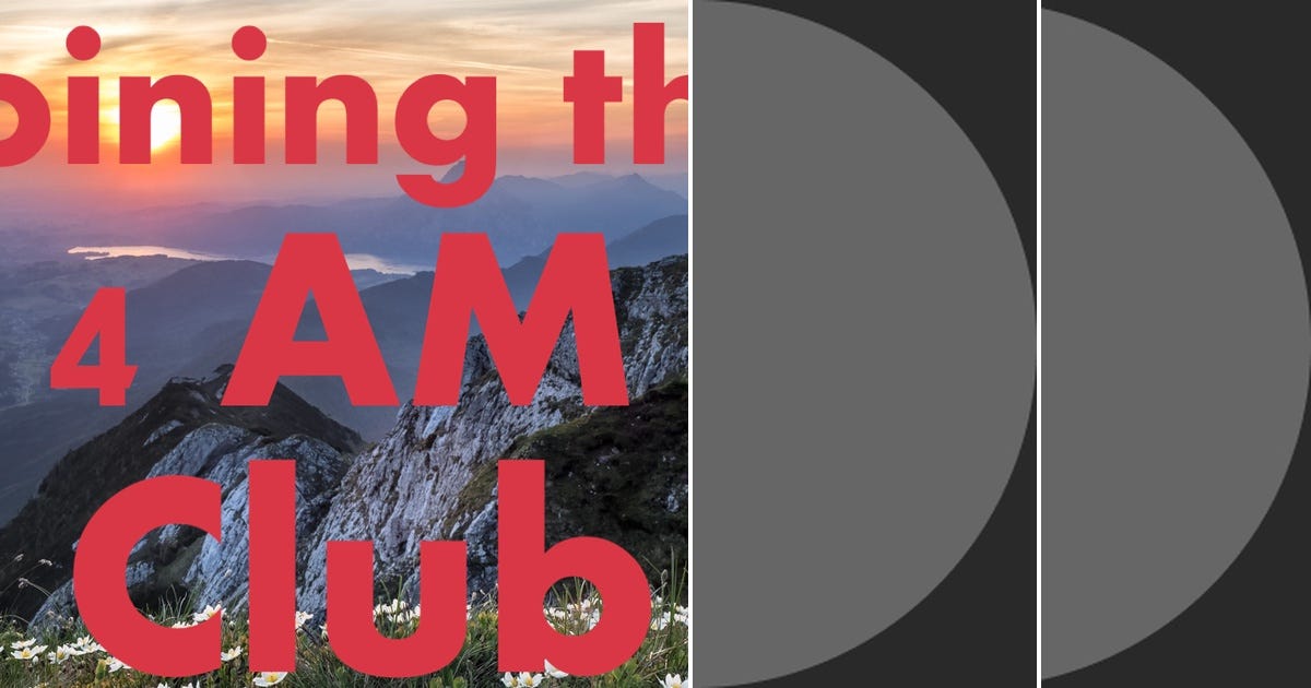 List: 4am Club | Curated by Warren Young | Medium