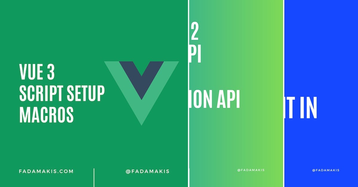 List: Vue 3 - Composition API | Curated by Fotis Adamakis | Medium