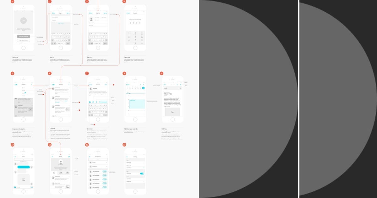 List: UX WireFrames | Curated by Liam Tracy | Medium