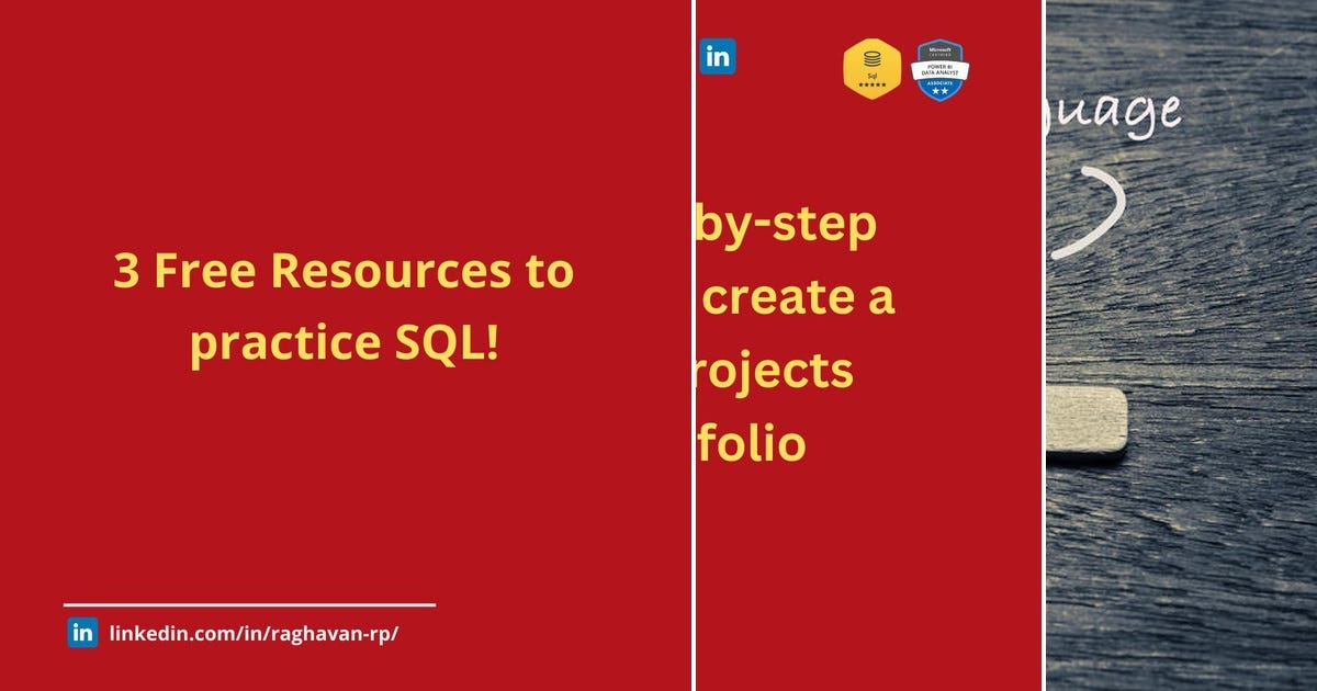 List: SQL | Curated by Santosh_data | Medium