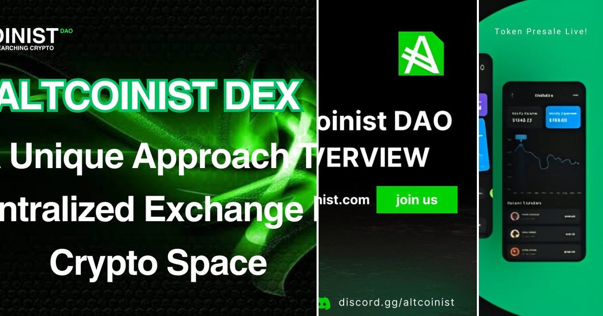 List: AltcoinistDAO | Curated by Miles | Medium