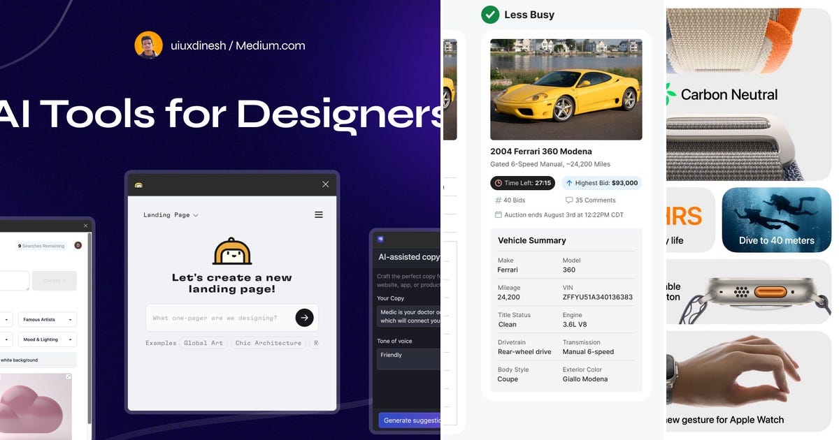 List: UX/UI | Curated by Fred Schuck | Medium