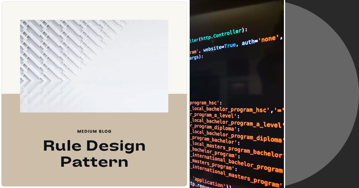 List: design pattern | Curated by Harikrishna | Medium