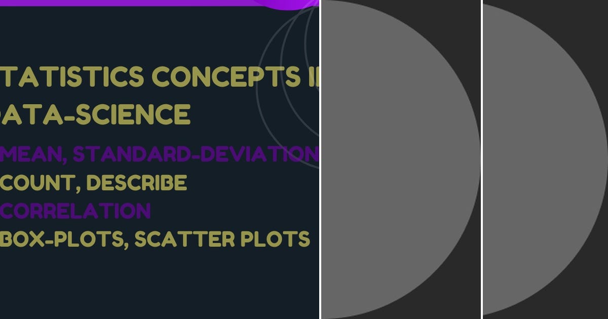 List: Statistics | Curated by Jsatya Mohan | Medium