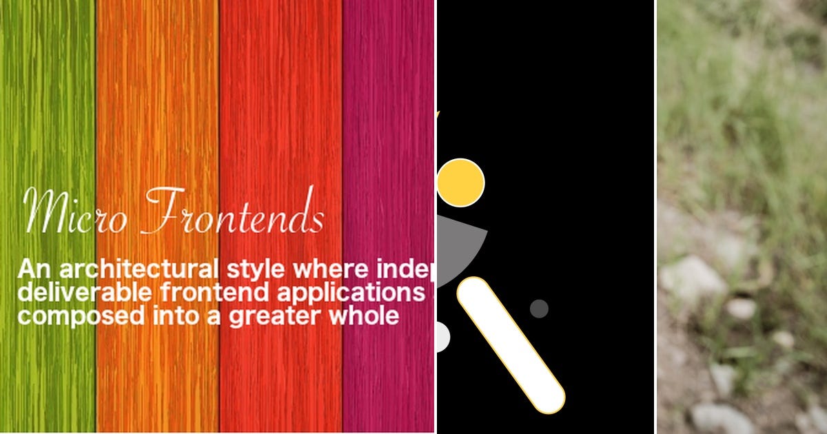 List: Frontends | Curated by Yoav Kaplan | Medium