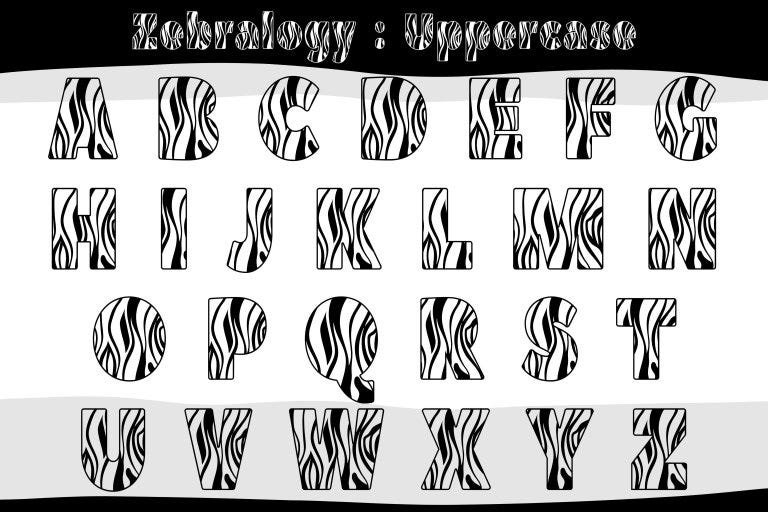 Free Zebra Font Download