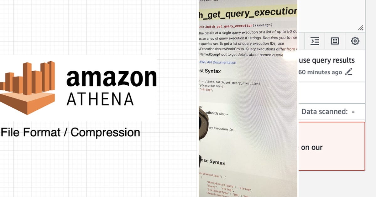 List: AWS Athena | Curated by Life-is-short--so--enjoy-it | Medium