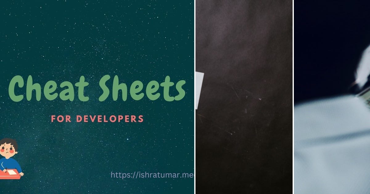 List: Cheat Sheets | Curated by Krupal | Medium