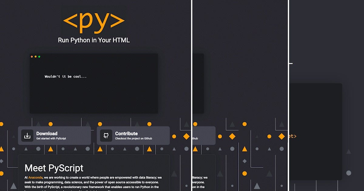 List: pyscript | Curated by Mikhailb | Medium