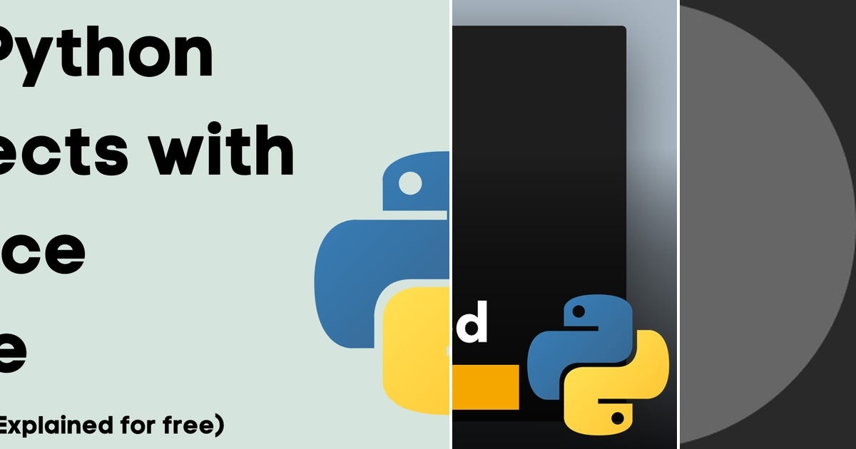 List: Python Projects | Curated by ADITYA KUMAR | Medium
