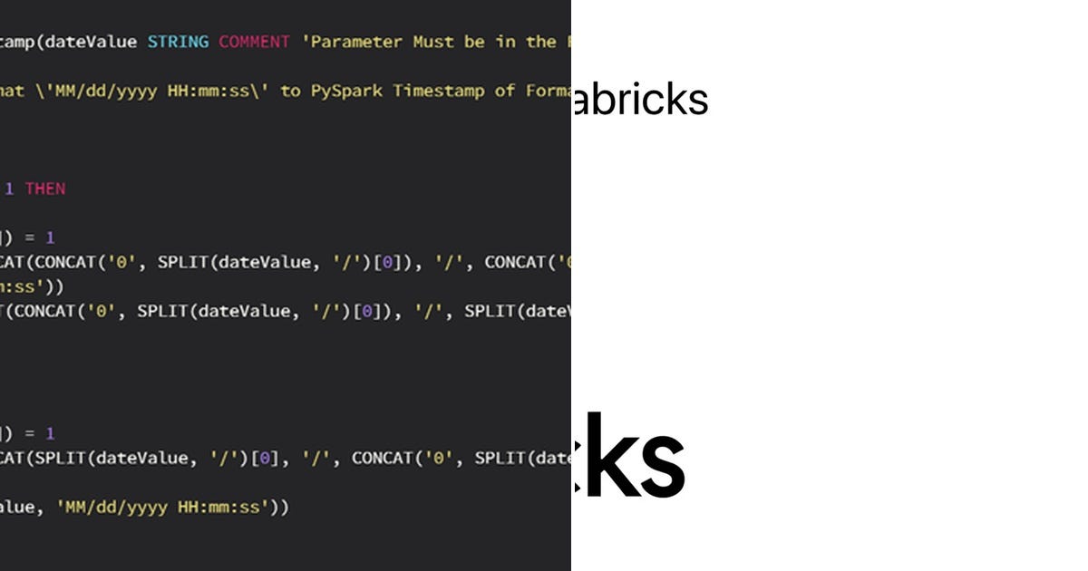 List: Databricks - SQL | Curated by Sourav Banerjee | Medium