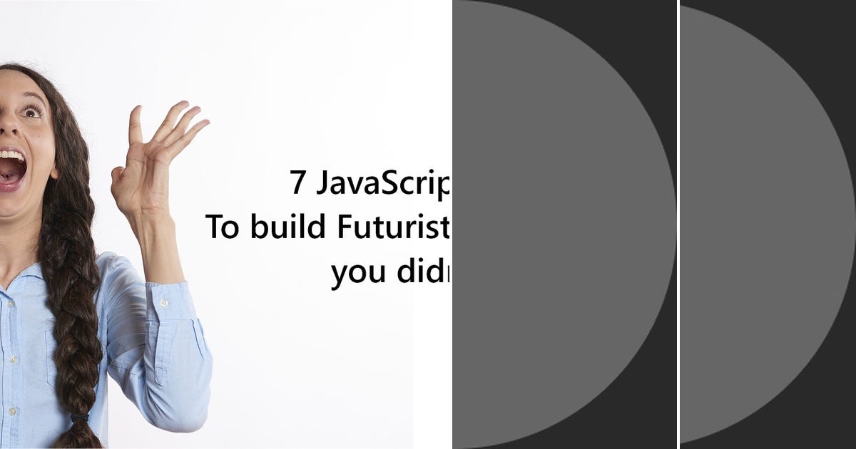 List: JS APIs | Curated by Sanjay Rajan | Medium