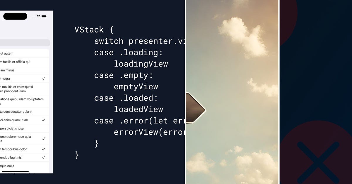 List: SwiftUI | Curated by Manuel Salinas | Medium