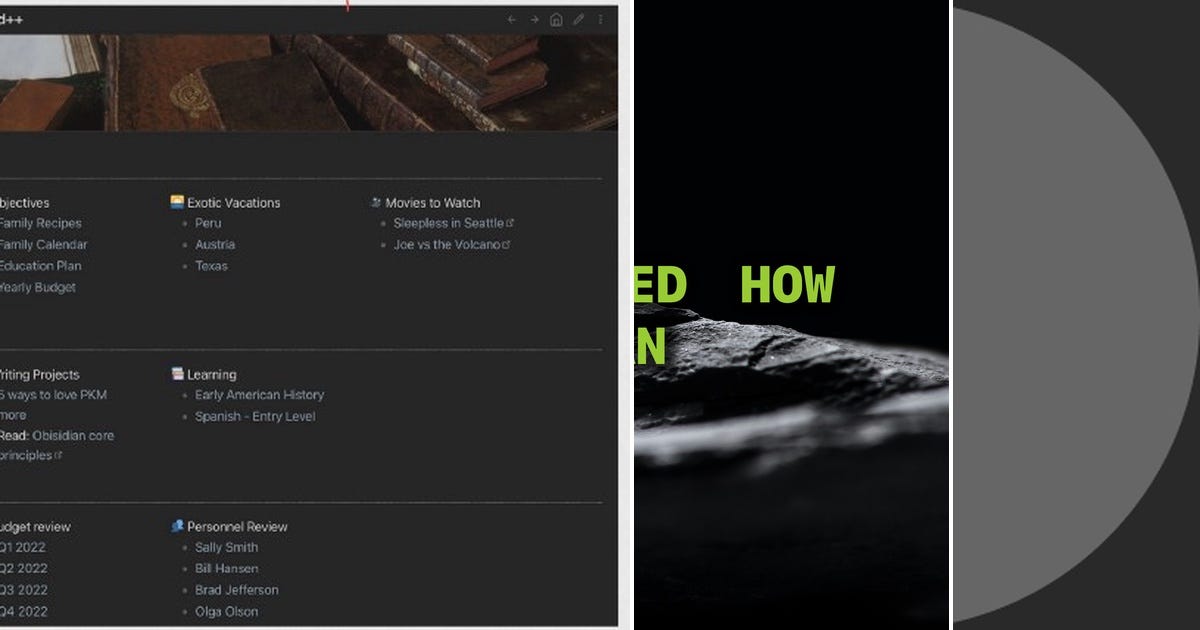 List: Obsidian | Curated by Tanner | Medium