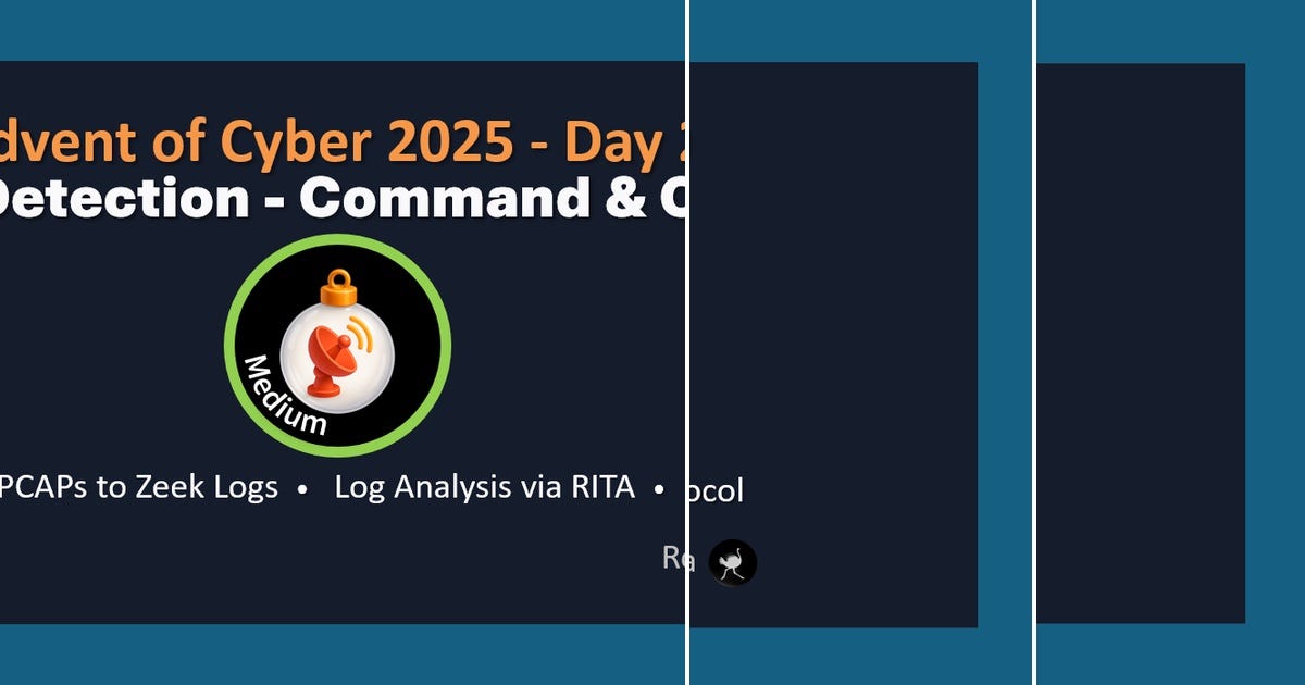 List: AoC 2025 . TryHackMe . Advent of Cyber 2025 | Curated by ...