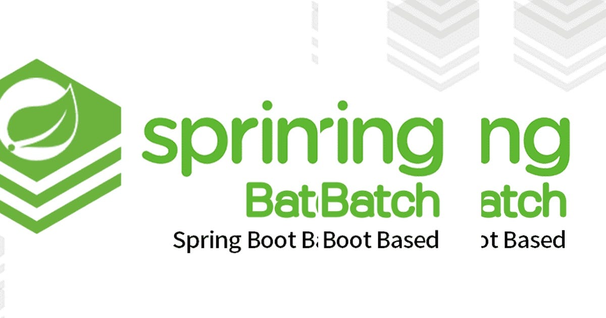 List: 스프링 배치 - Spring Boot 기반으로 개발하는 Spring Batch | Curated by Corsair | Medium