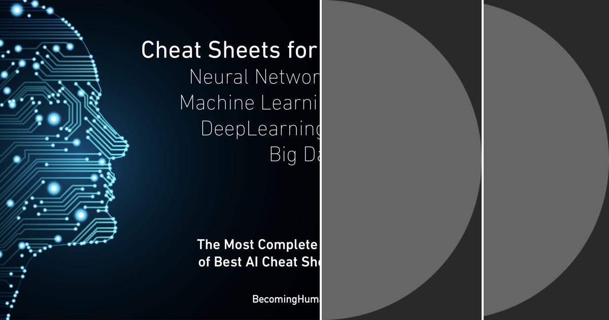List: Cheat Sheets | Curated by Wout Van parijs | Medium