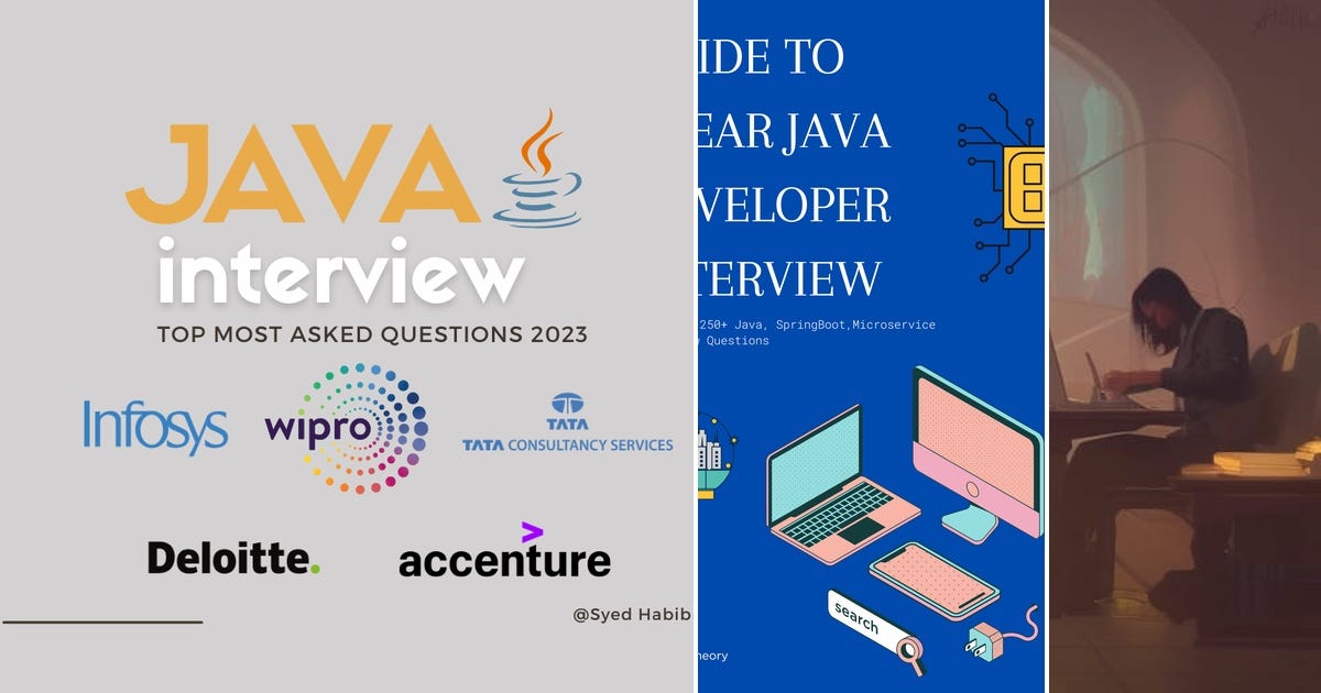 List: Java interview questions | Curated by Selvamvinesh | Medium