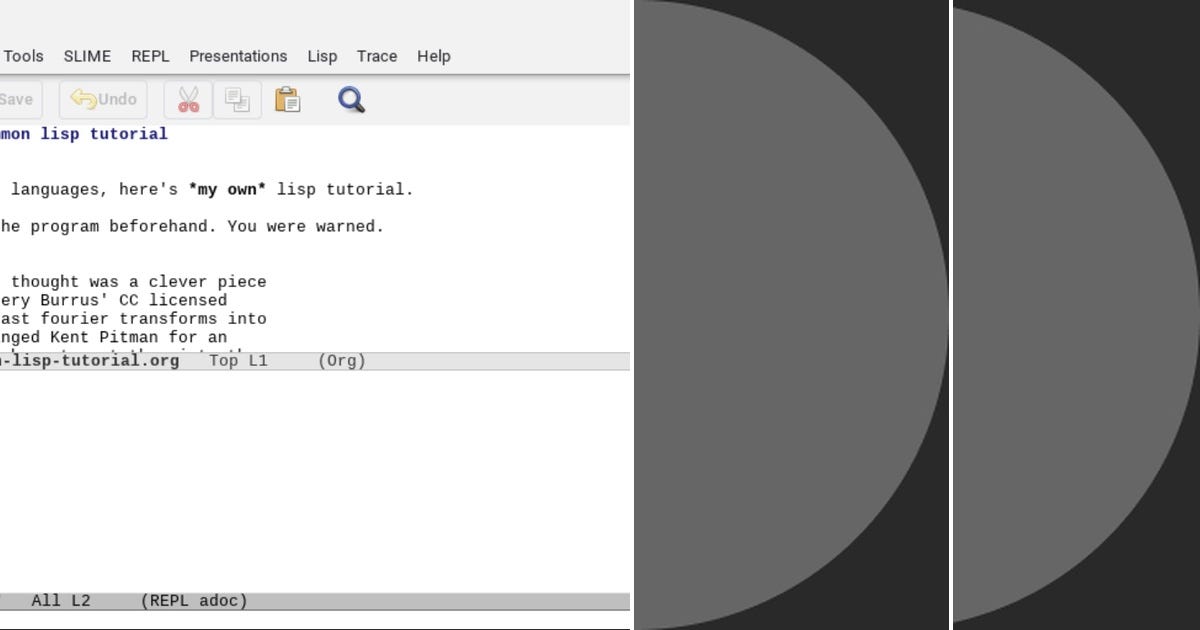 List: Subjectively Terrible Common Lisp Tutorials | Curated by screwlisp | Medium