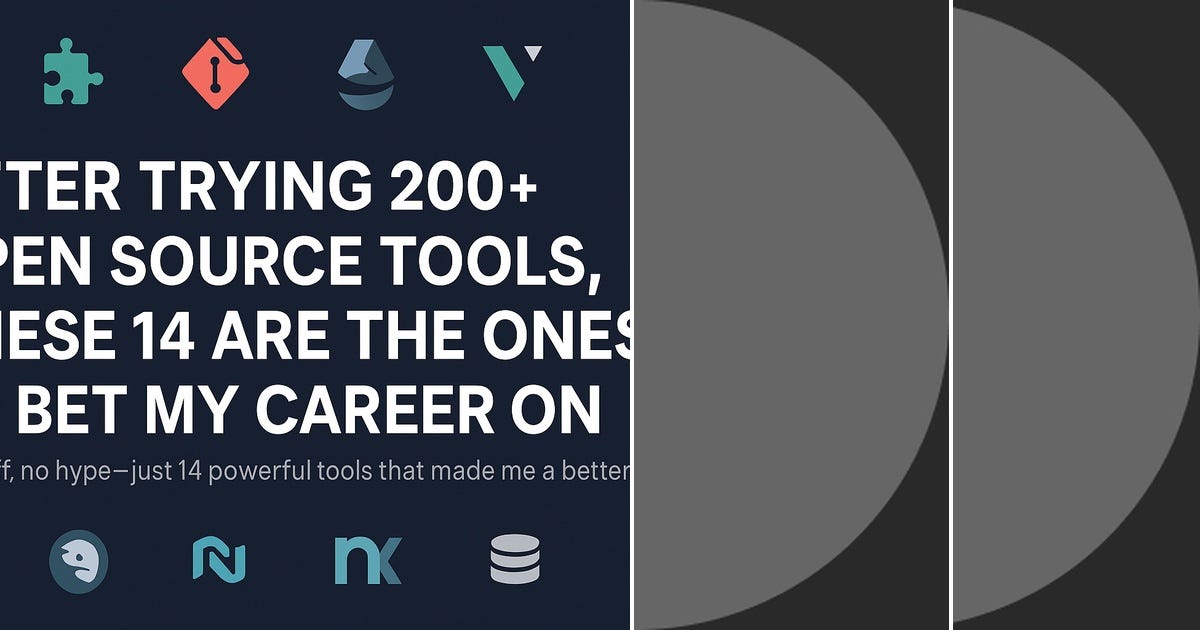List: Open Source | Curated by Johan | Medium