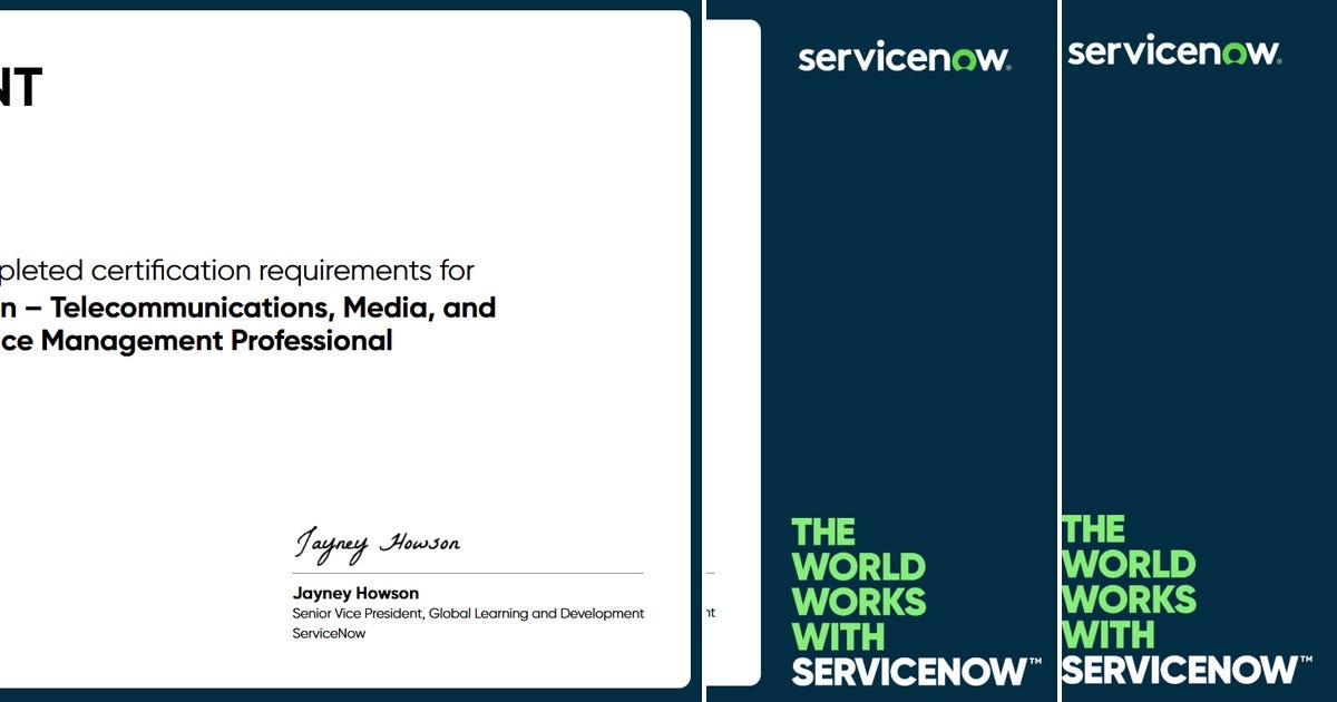 List: ServiceNow Suite Certification | Curated by Prashant LearnIT | Medium
