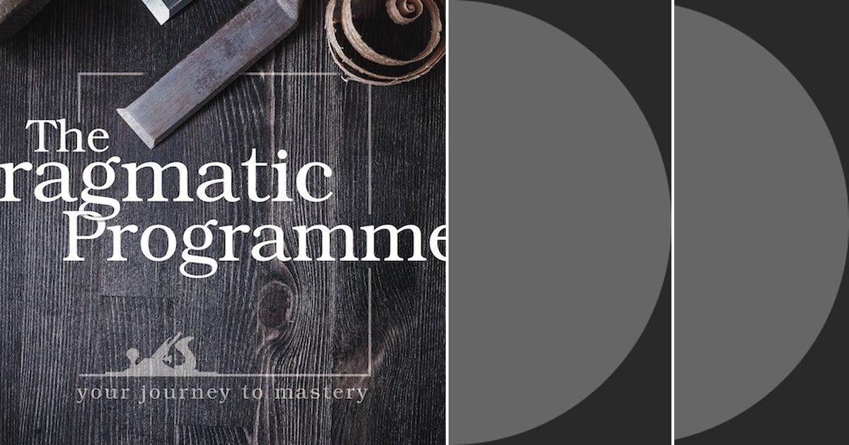 List: Pragmatic programmer | Curated by Leonardo Ferreira | Medium