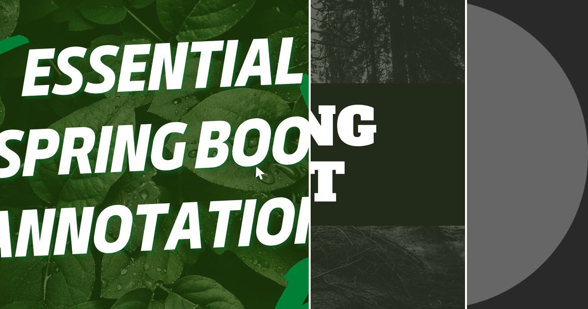 List: Spring Boot | Curated by Aditi Saxena | Medium