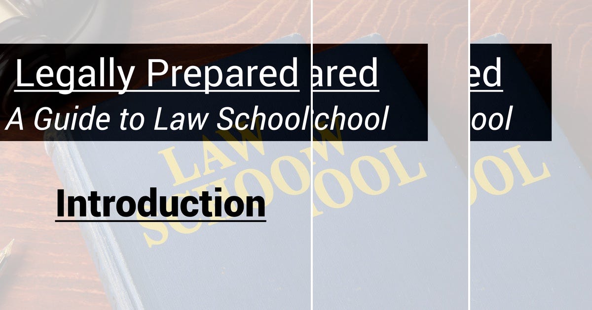 List: Legally Prepared: A Guide to Law School | Curated by Conner ...