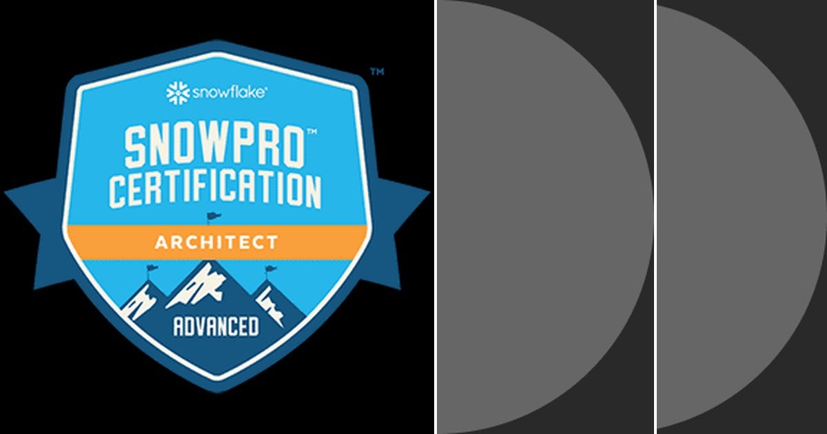 List: 1.Snowflake Architect Certification | Curated by Sayak Majumder ...