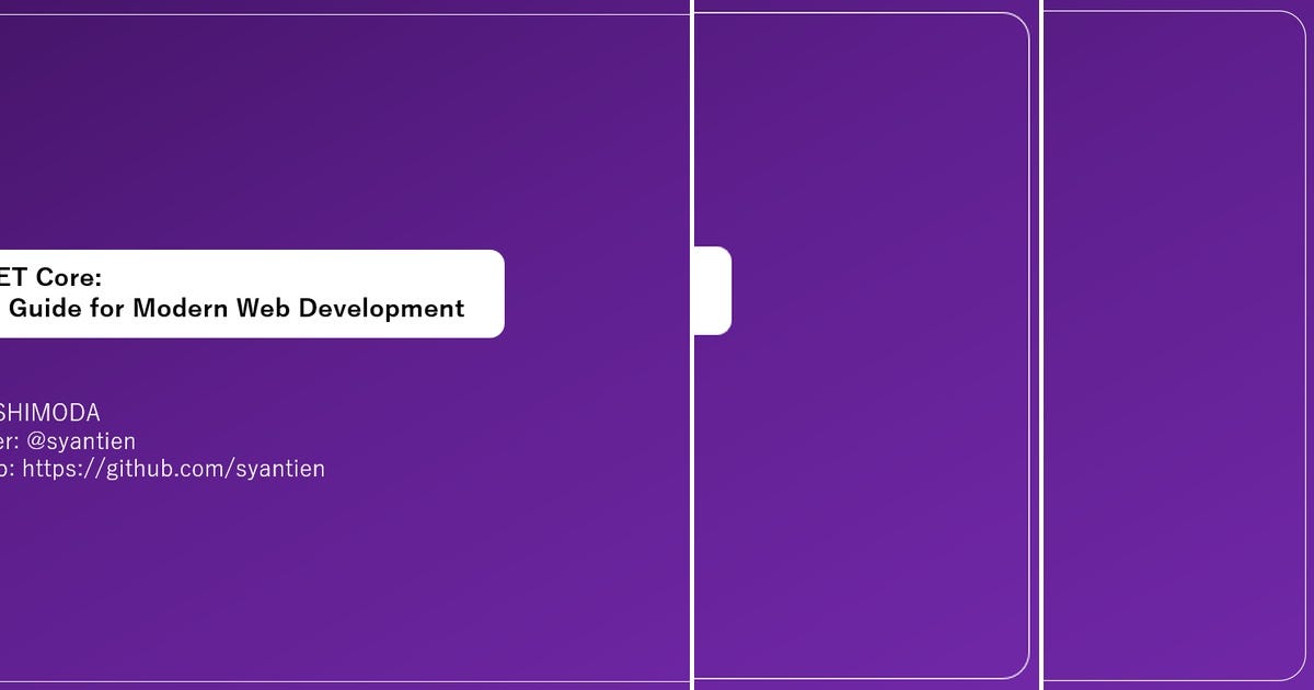 List: Mastering ASP.NET Core | Curated by Sho Shimoda | Medium