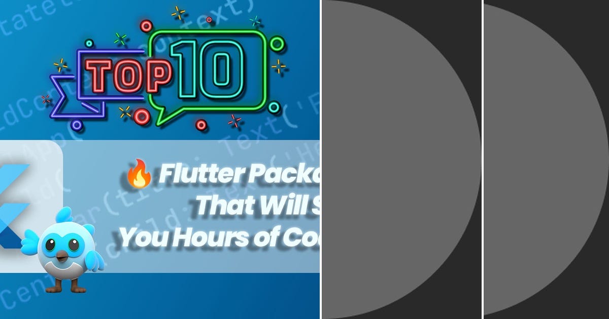 List: Flutter Packages | Curated by adil Elkhallouki | Medium
