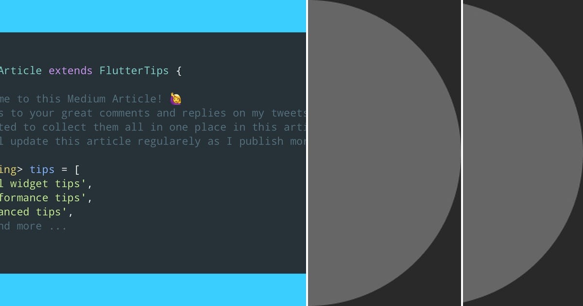 List: Flutter | Curated by Matthew J Doyle | Medium