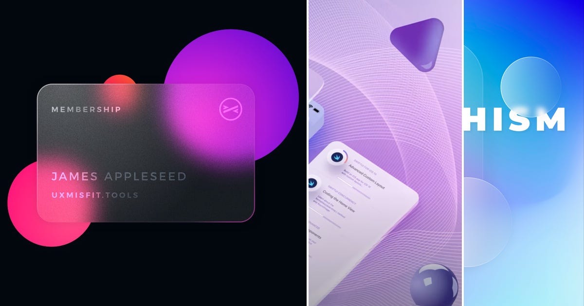 List: glassmorphism/spatial design | Curated by Insun Heo | Medium