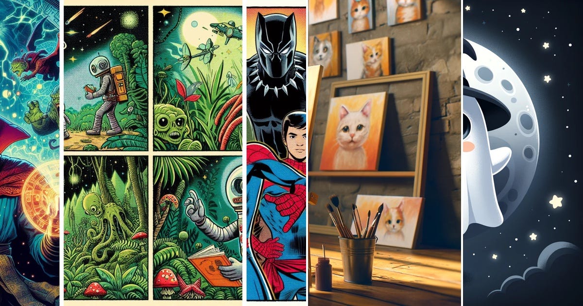 List: Generative comic art | Curated by Nickolaas | Medium