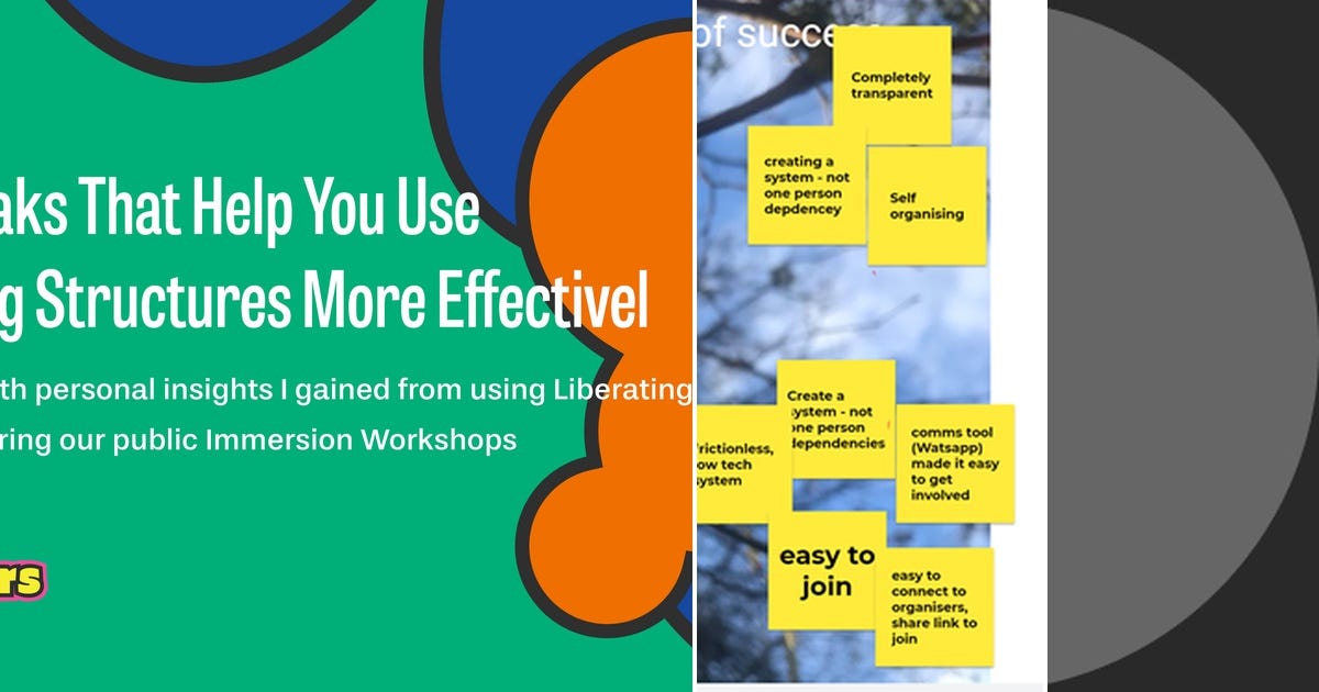 List: Liberating Structures | Curated by Agent Angelo | Medium