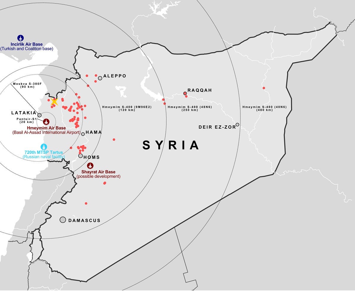 Syrian Civil War Frontline Map