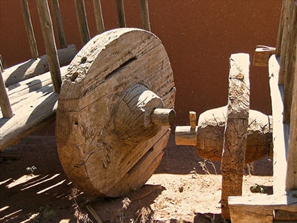 Solid Wooden Wheel