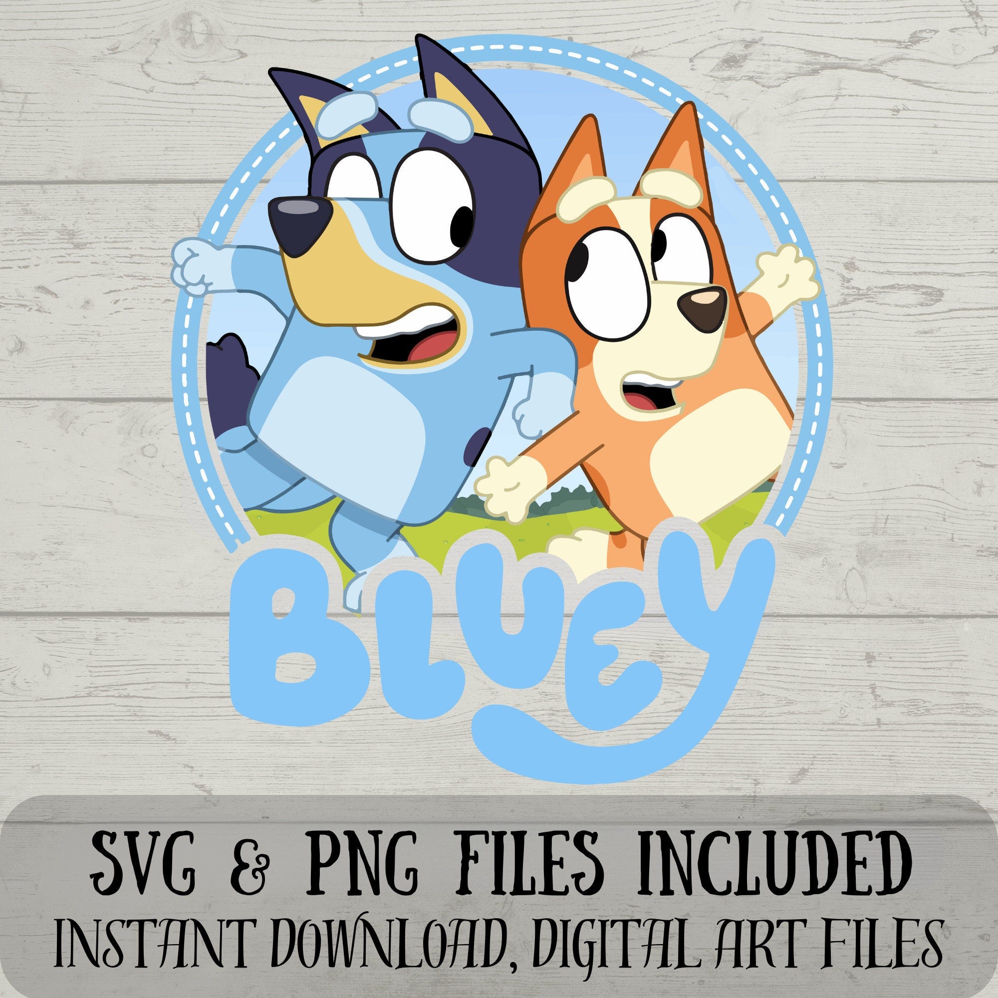 ArtStation - Bluey and Bingo Est 2018 SVG Bluey Family SVG Digital Files
