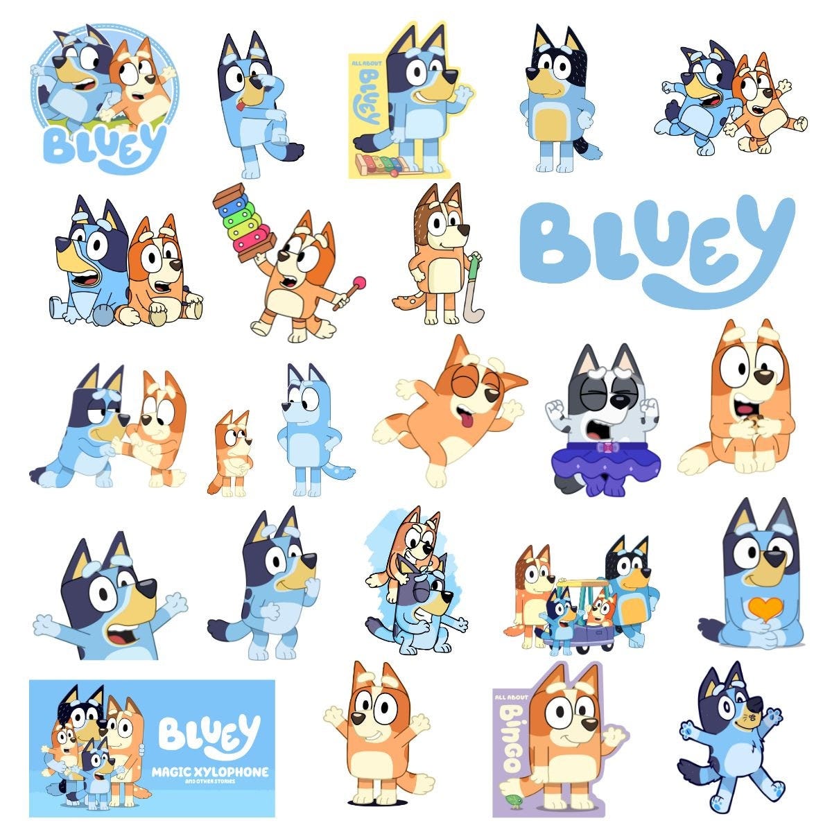 Bluey Hello Summer Png, Bluey Summer Png, Grannies Bluey Png - verloop.io