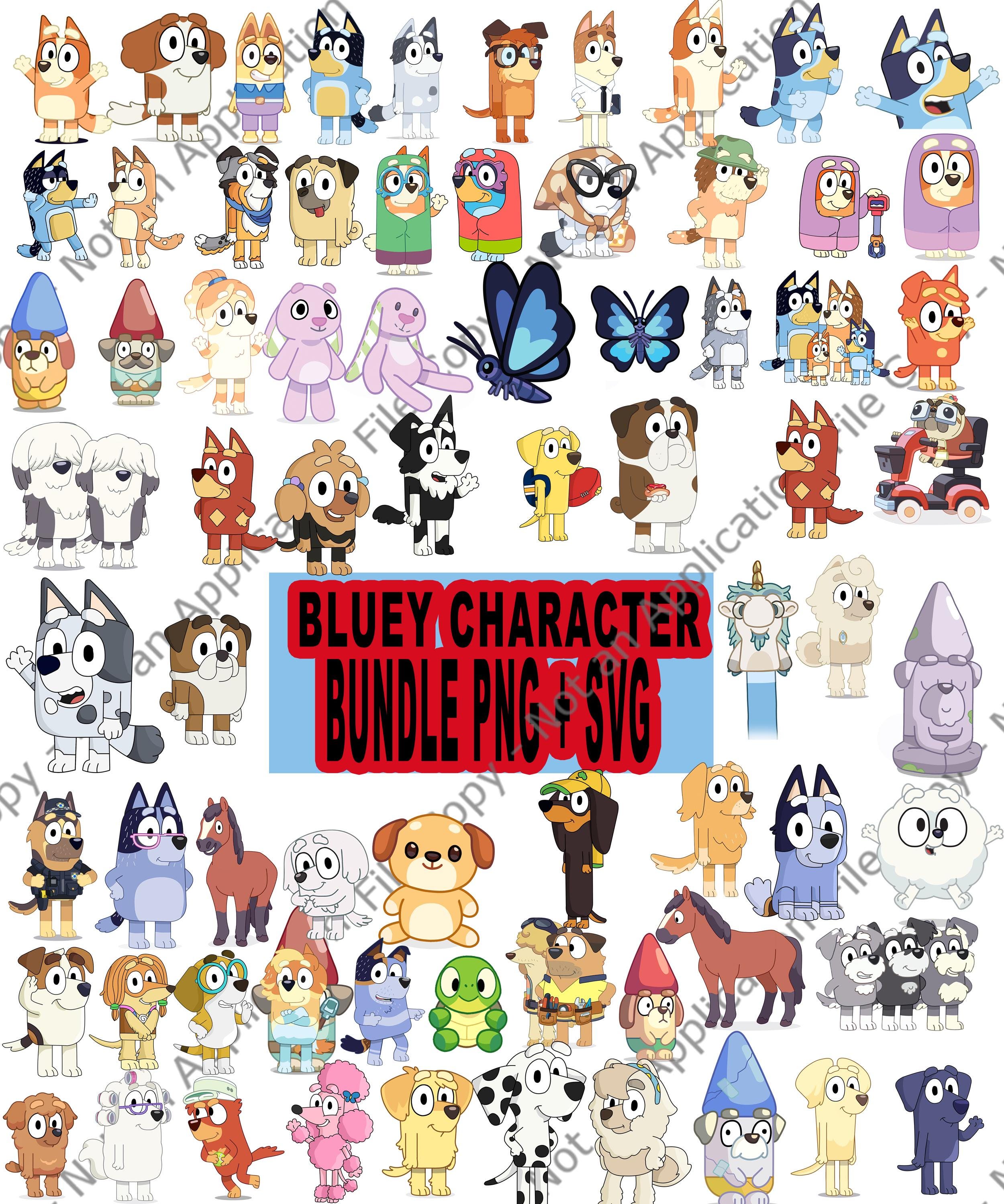 Bluey Bingo Svg, Bluey Bingo svg, Bluey Svg, Bluey Character