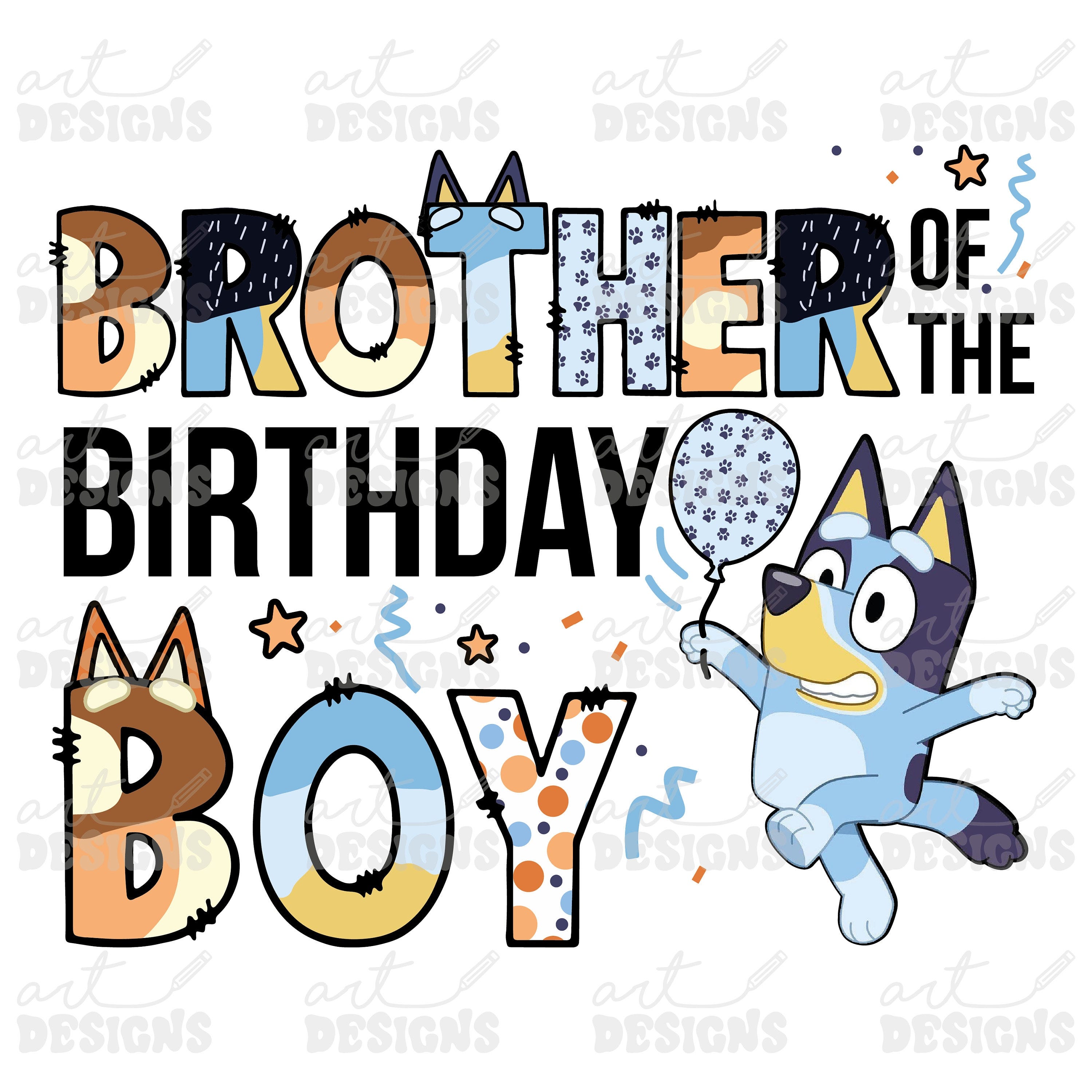 Bluey Clipart Bluey Family Png, Bluey & Bingo Png, Bluey Birthday Part ...