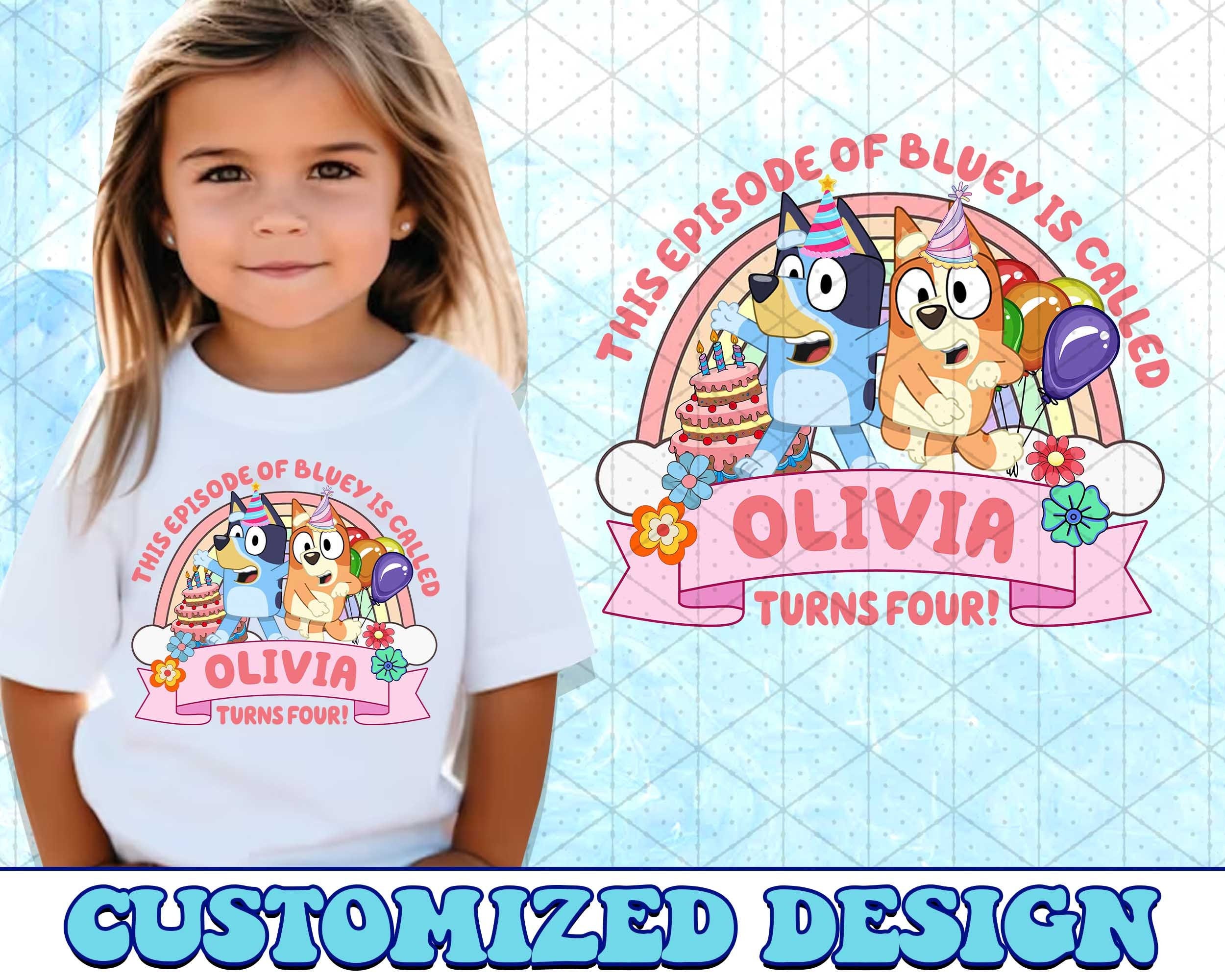 Bluey Rainbow Png, Bluey Friends Png, Bluey Png, Bluey Birthday Png ...